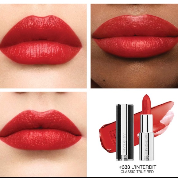 Givenchy | Makeup | Givenchy Mini Le Rouge Interdit Satin Lipstick 333 Linterdit | Poshmark